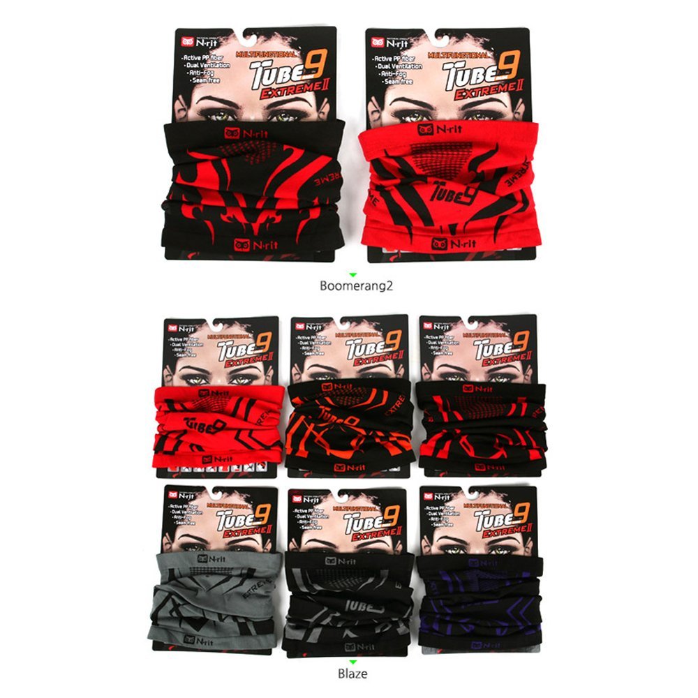 Fleece Neck Warmer N-Rit Tube 9 Extreme 2 Face Mask - Assorted Design ...